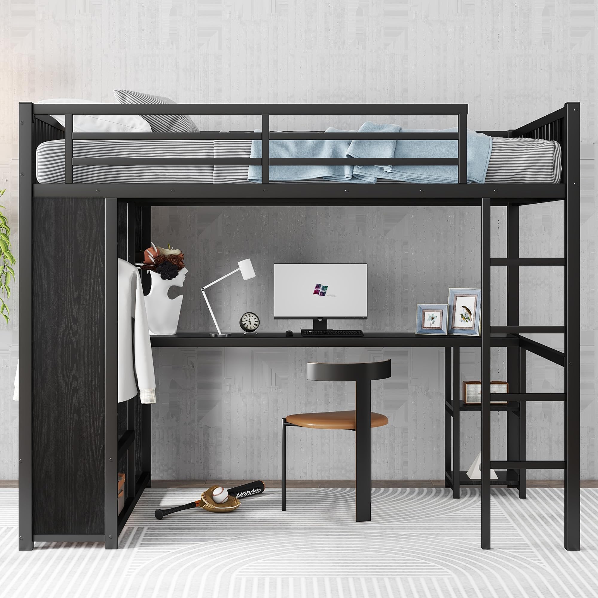 Snapklik.com : Full XL Loft Bed