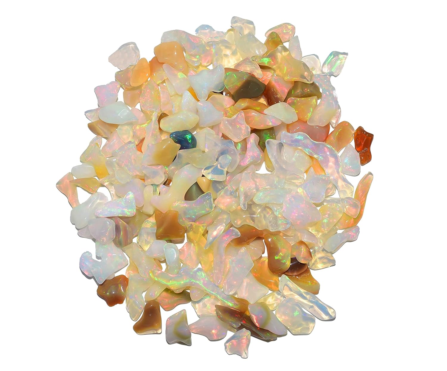 Amazon.com: Genuine Natural AAA Grade Ethiopian Multi Fire Opal Rough ...