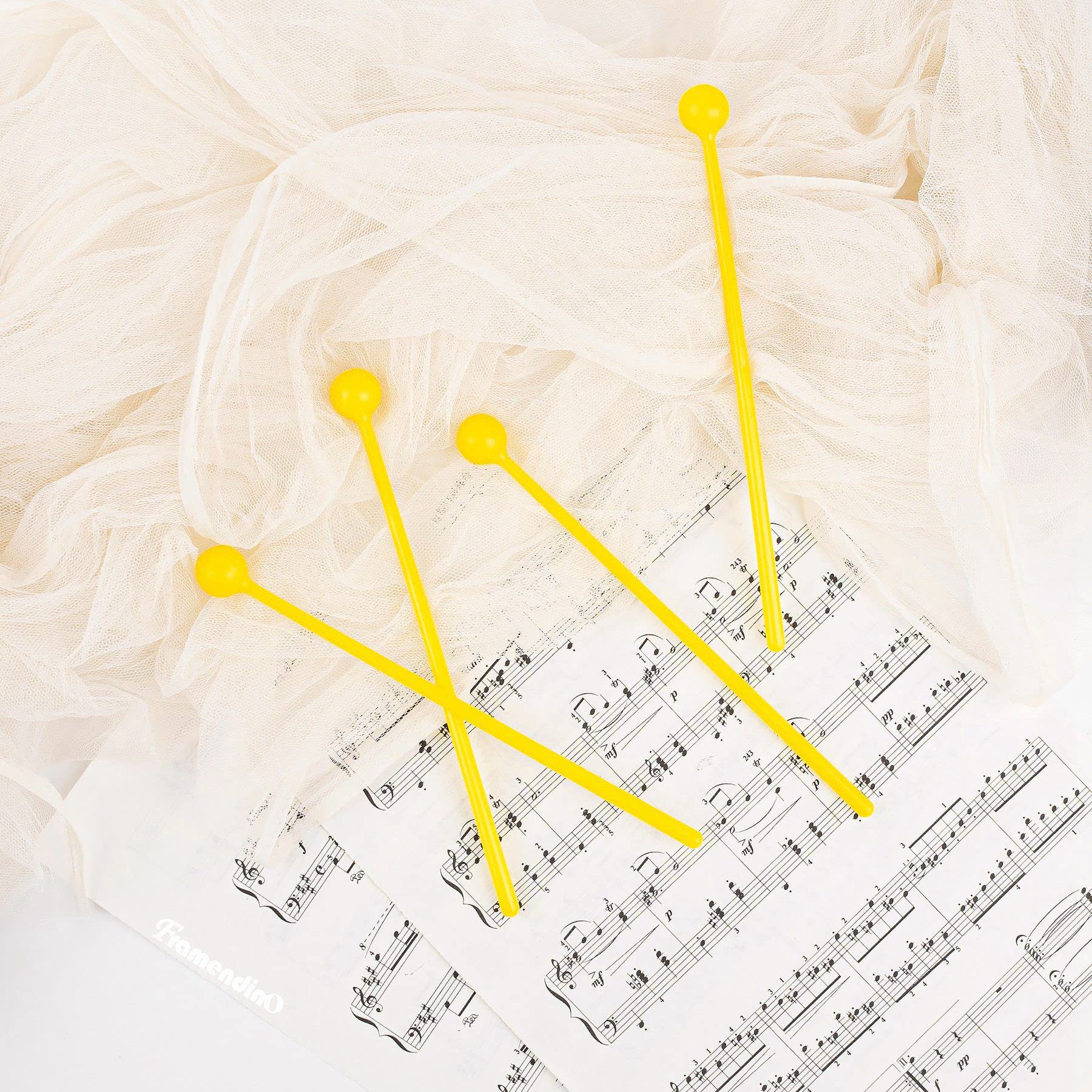 Snapklik.com : 10 Pack Plastic Bell Mallets Solid Drum Percussion ...