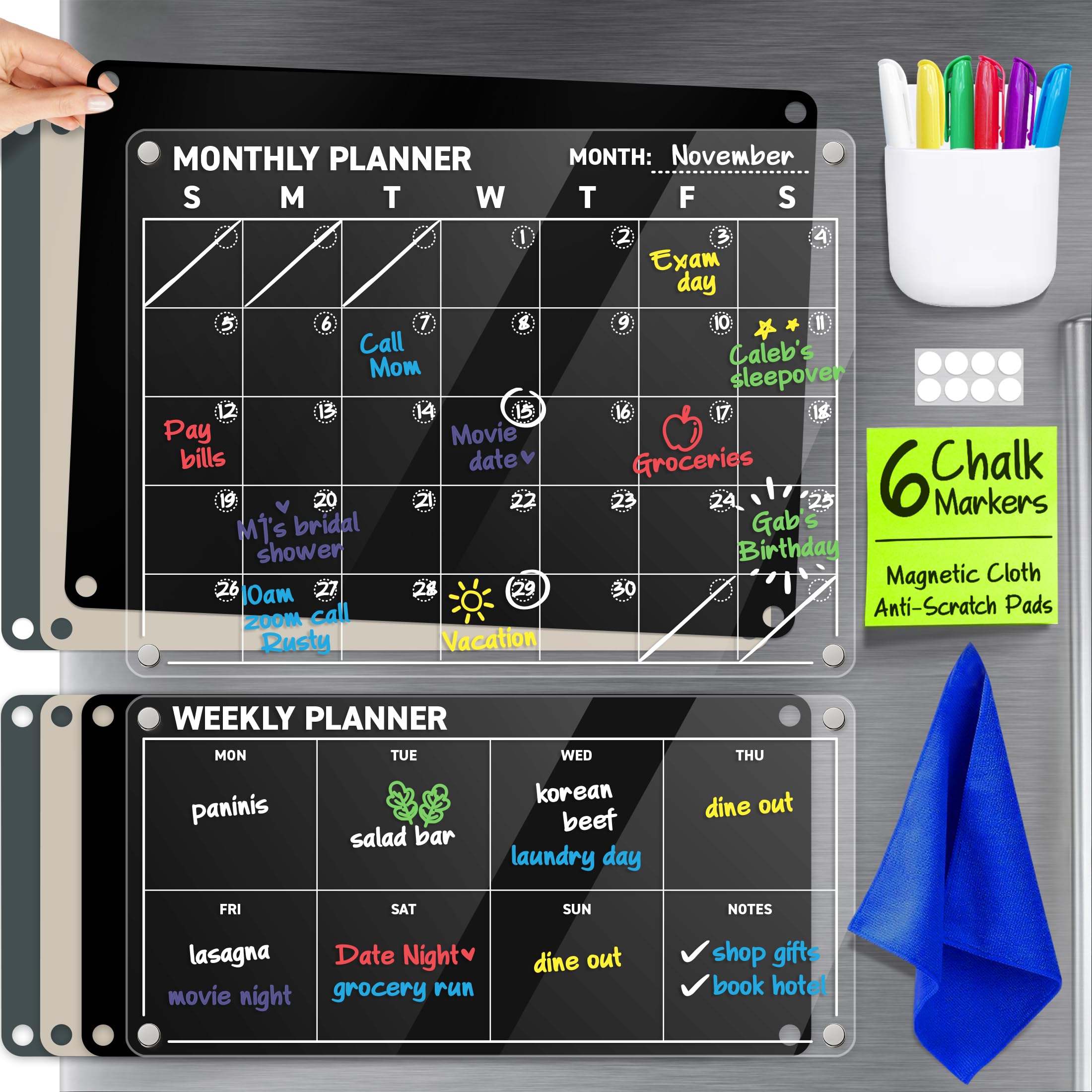 Snapklik.com : Fridge Calendar - Magnetic Calendar For Refrigerator ...