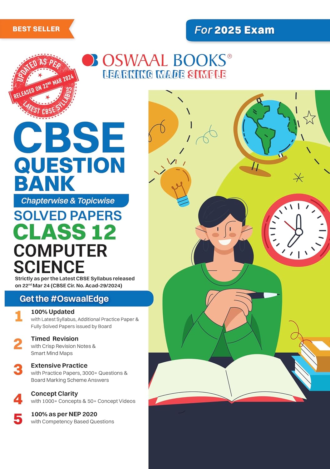 Oswaal CBSE Question Bank Class 12 Computer Science, Chapterwise and ...