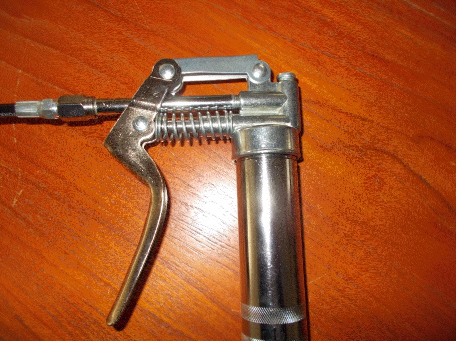 Mini Grease Gun 3oz, Grease Gun with 12'' Flexible Hose, 7''Rigid and 4 ...