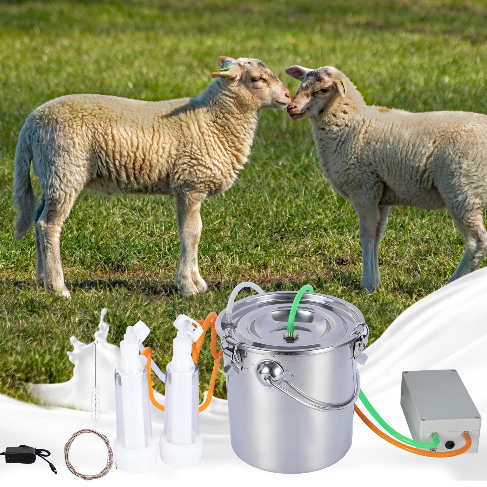 Goat Milking Machine 7L Electric Milk Machine Automatic Goat Milker ...