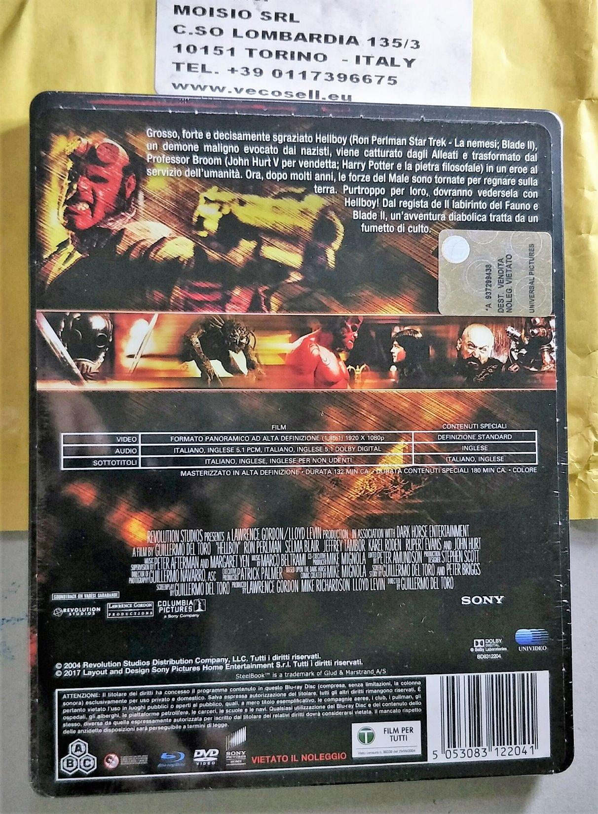 Hellboy - DC - 3 DVD: Amazon.co.uk: Hurt, John, Perlman, Ron, Blair ...