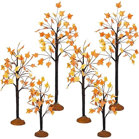 Amazon.com: SUPVOX Mini Maple Tree Plant Artificial Maple Tree Plastic ...