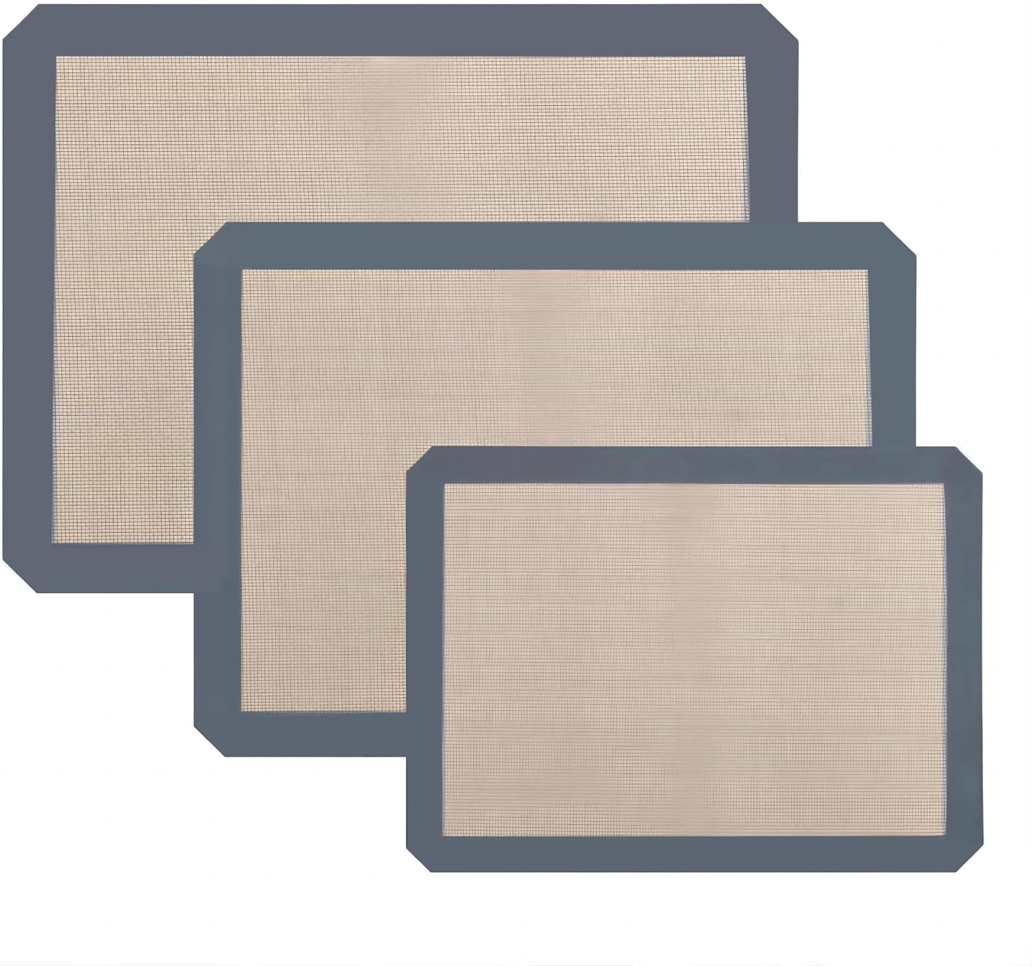 Amazon.com: XSSDPDC 3-Pack Non-Stick Silicone Baking Mats - Reusable ...