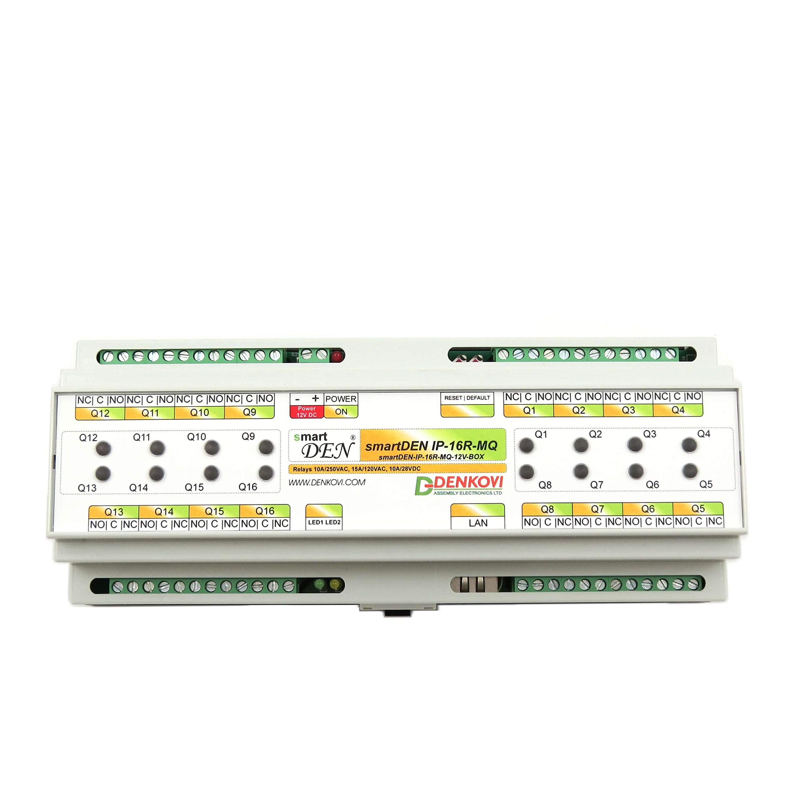 SmartDEN IP 16 Relay Web Enabled Module With DIN Rail BOX, 57% OFF