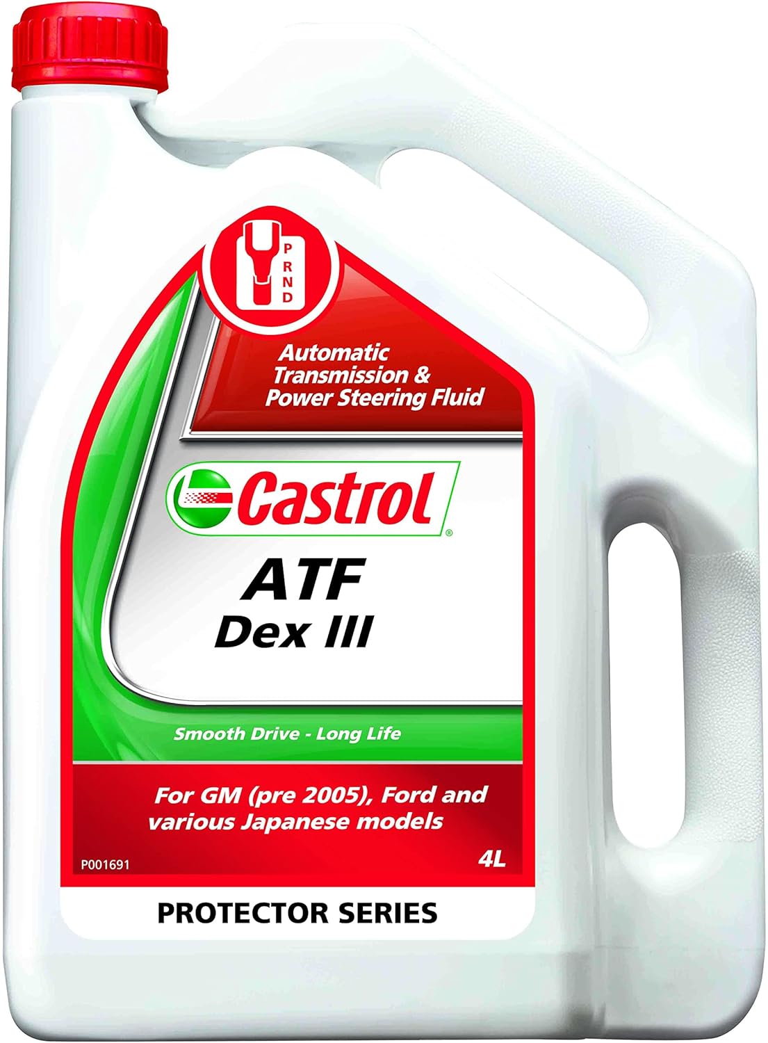 Castrol ATF Dex III Automatic Transmission Fluid 4 Litre : Amazon.com ...