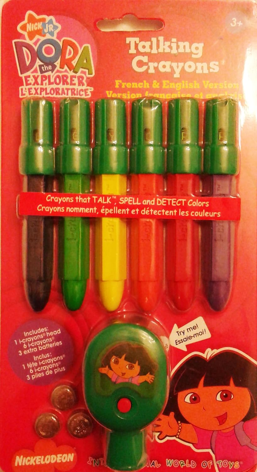 Dora Explorer Talking Crayons (French and English Version) : Amazon.ca