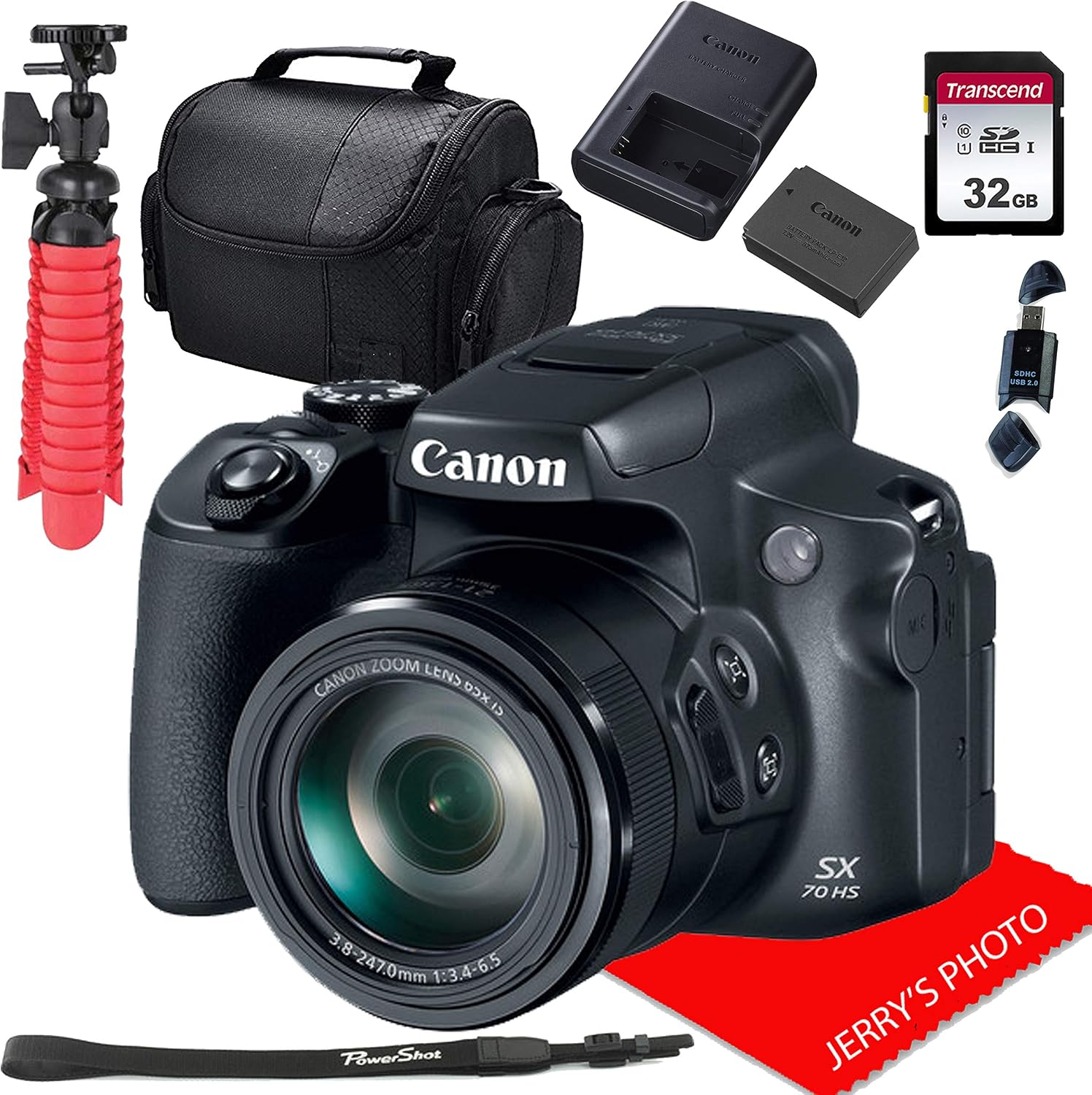 Amazon.com : Canon Powershot SX70 20.3MP Digital Camera 65x Optical ...