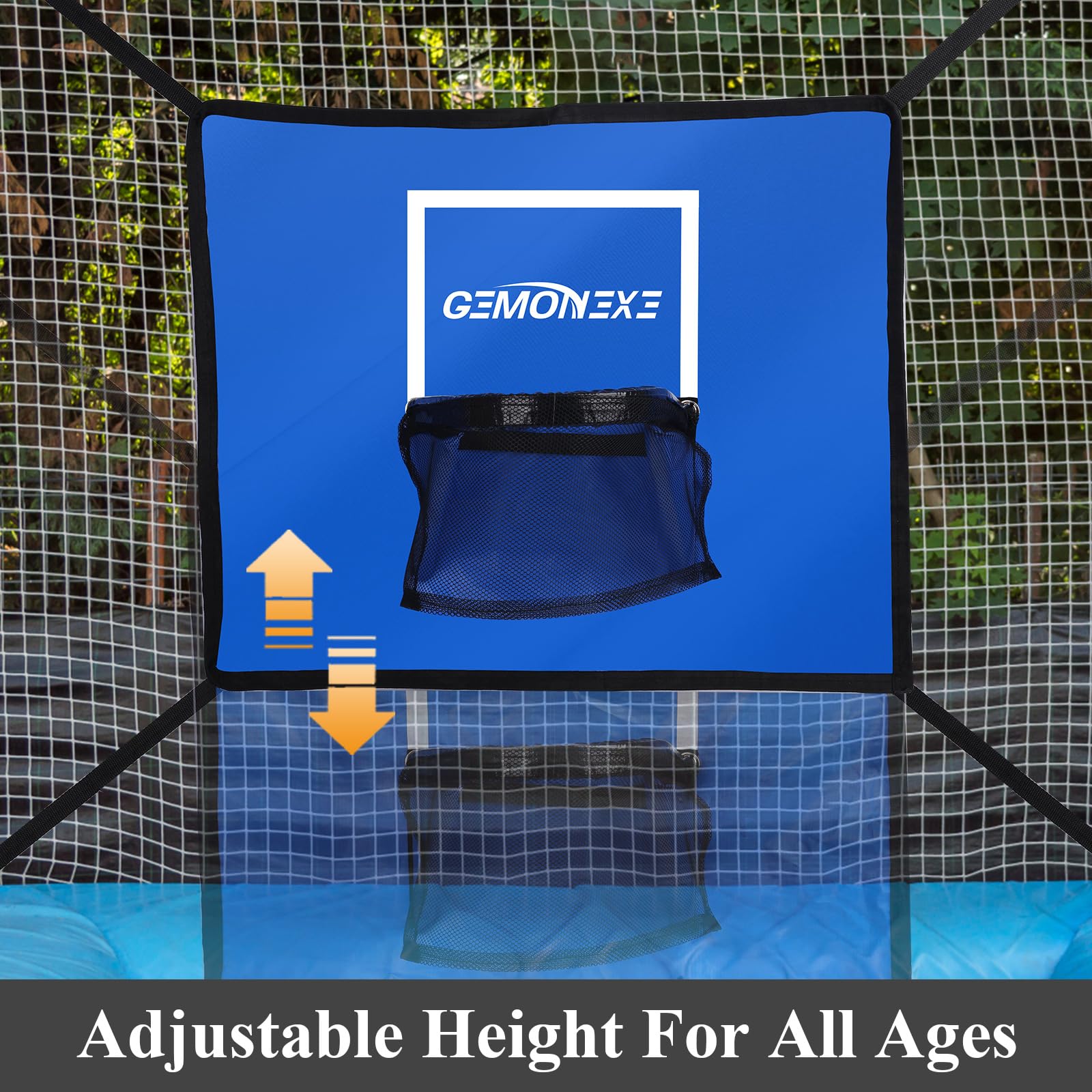 Snapklik.com : Trampoline Basketball Hoop Attachment,Includes2 Mini ...