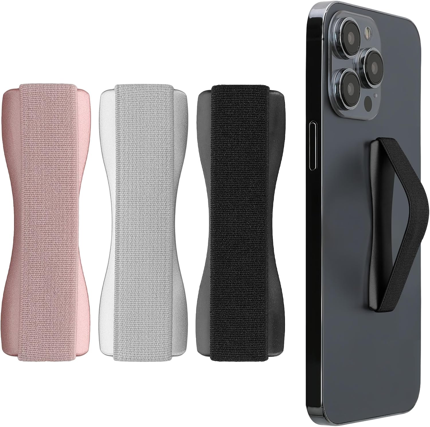 kwmobile Finger Holders for Smartphones - Set of 3 Self Adhesive ...