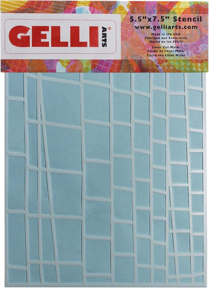 Amazon.com: Gelli Arts Stencils (Ladder 5x7)