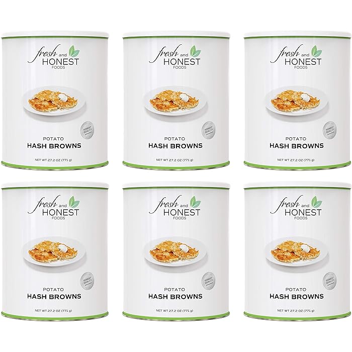 Buy Fresh and Honest Foods Dehydrated Potato Hash Browns 6 Pack (6) #10 ...