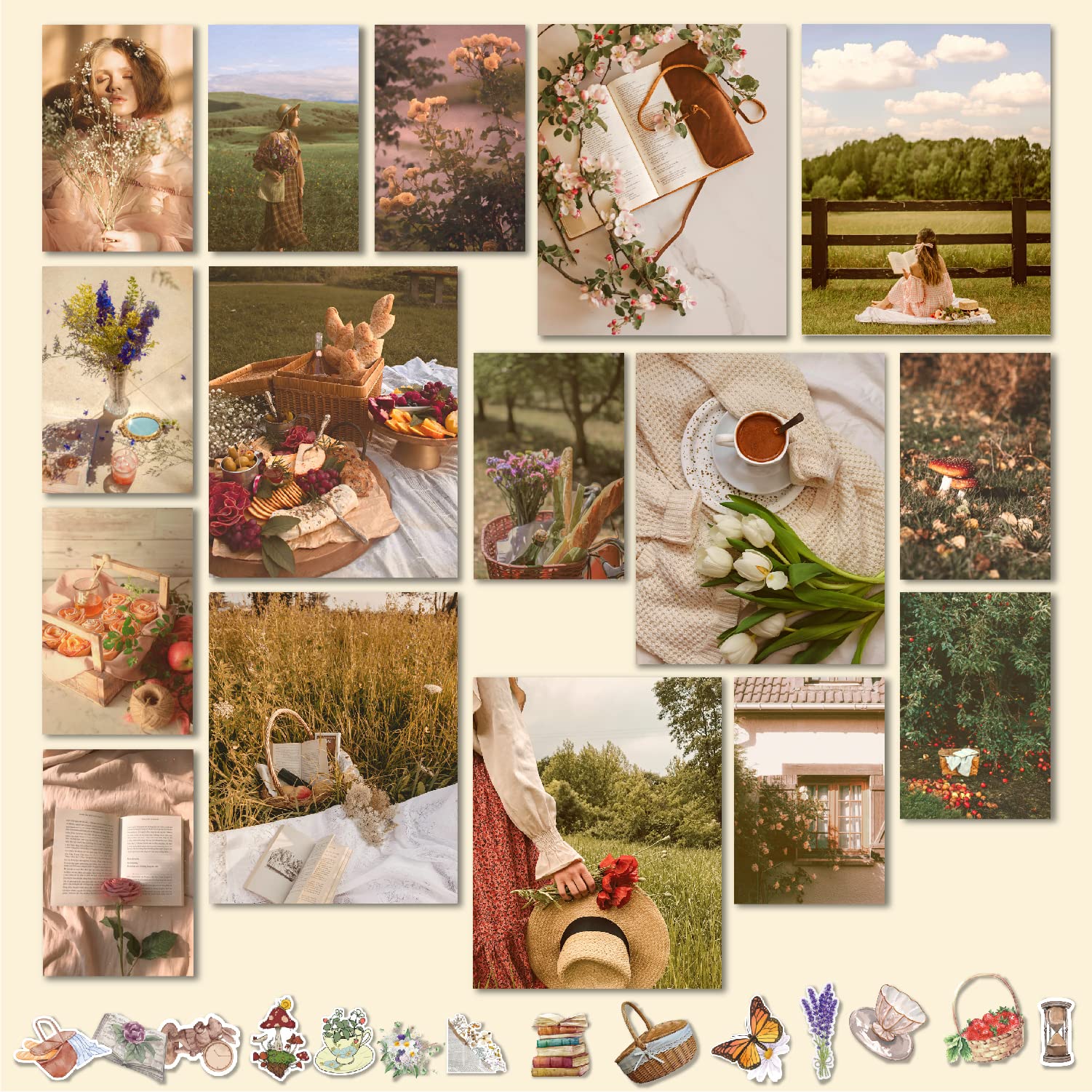 Buy 97 Decor Cottagecore Room Decor Aesthetic - Cottage Core Aesthetic ...