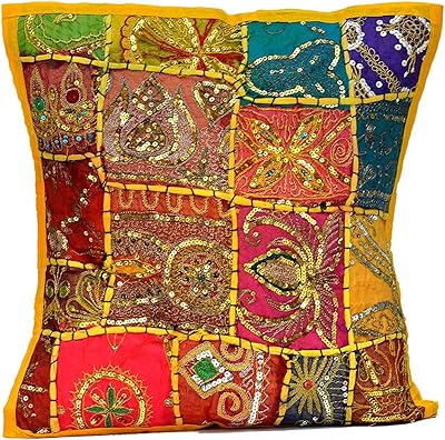 Amazon.com: Rajasthali Indian Set Of 10 16X16 Inch (41X41 Cm) Elephant ...