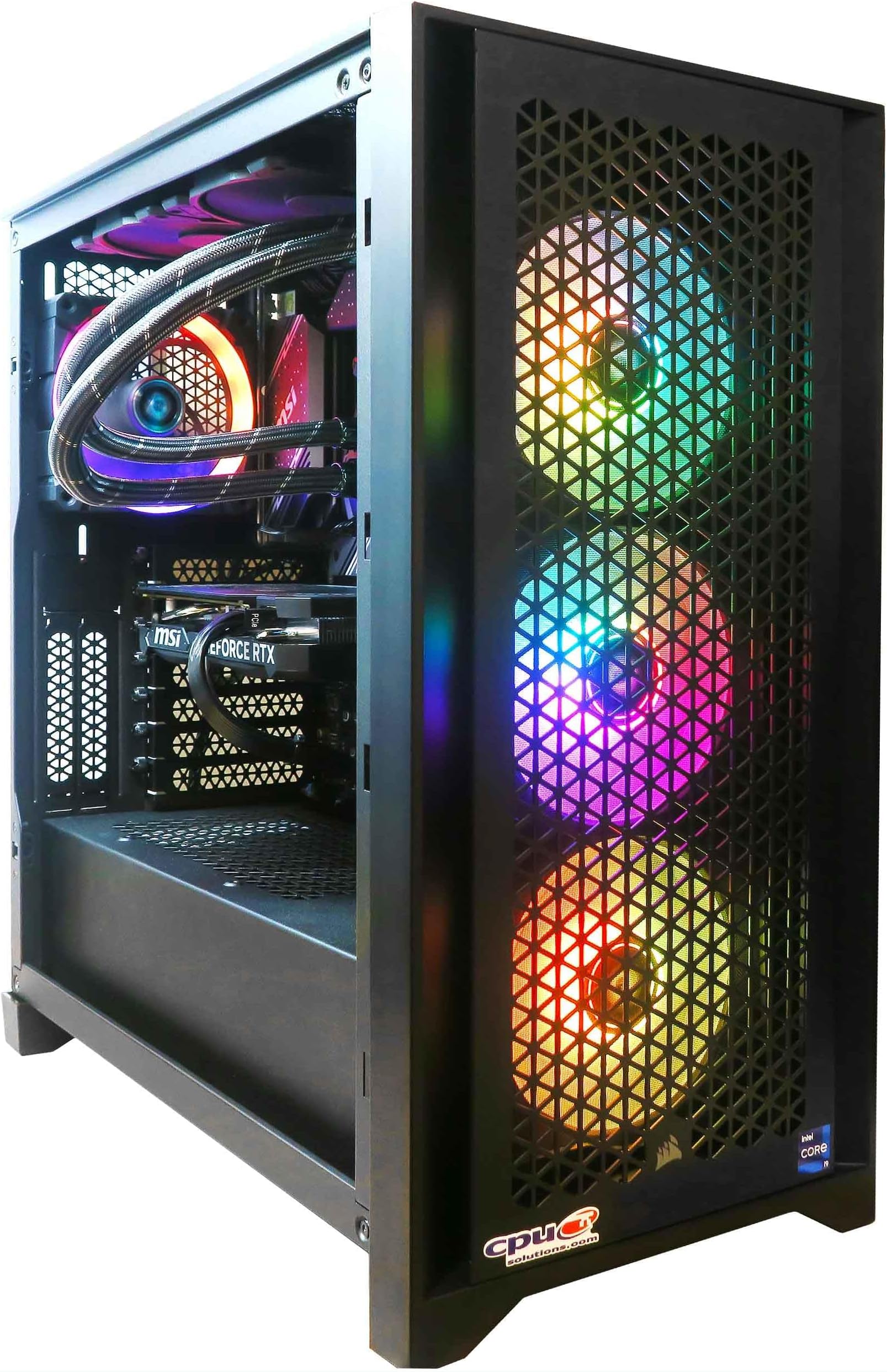 Amazon.com: CPU Solutions GamerCore Gaming PC RTX 4060 Core i7 14700KF ...