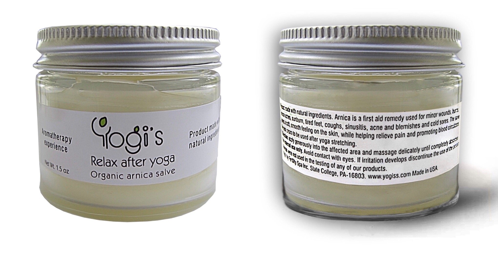 Yogi's essential yoga balm -arnica montana-eucalyptus and peppermint ...