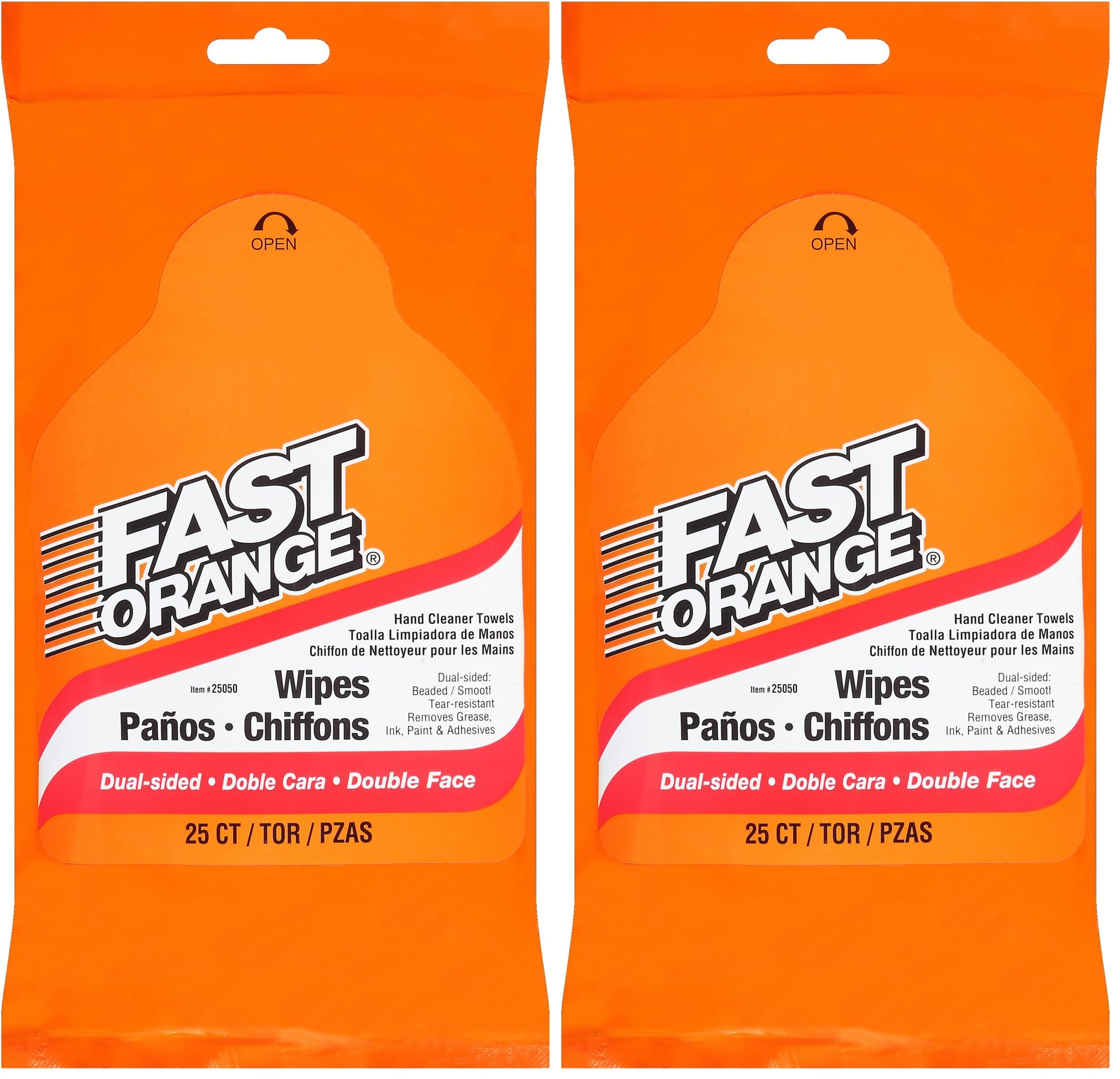 Snapklik.com : Fast Orange 25050 Hand Cleaner Wipes, Mechanic Wipes For ...