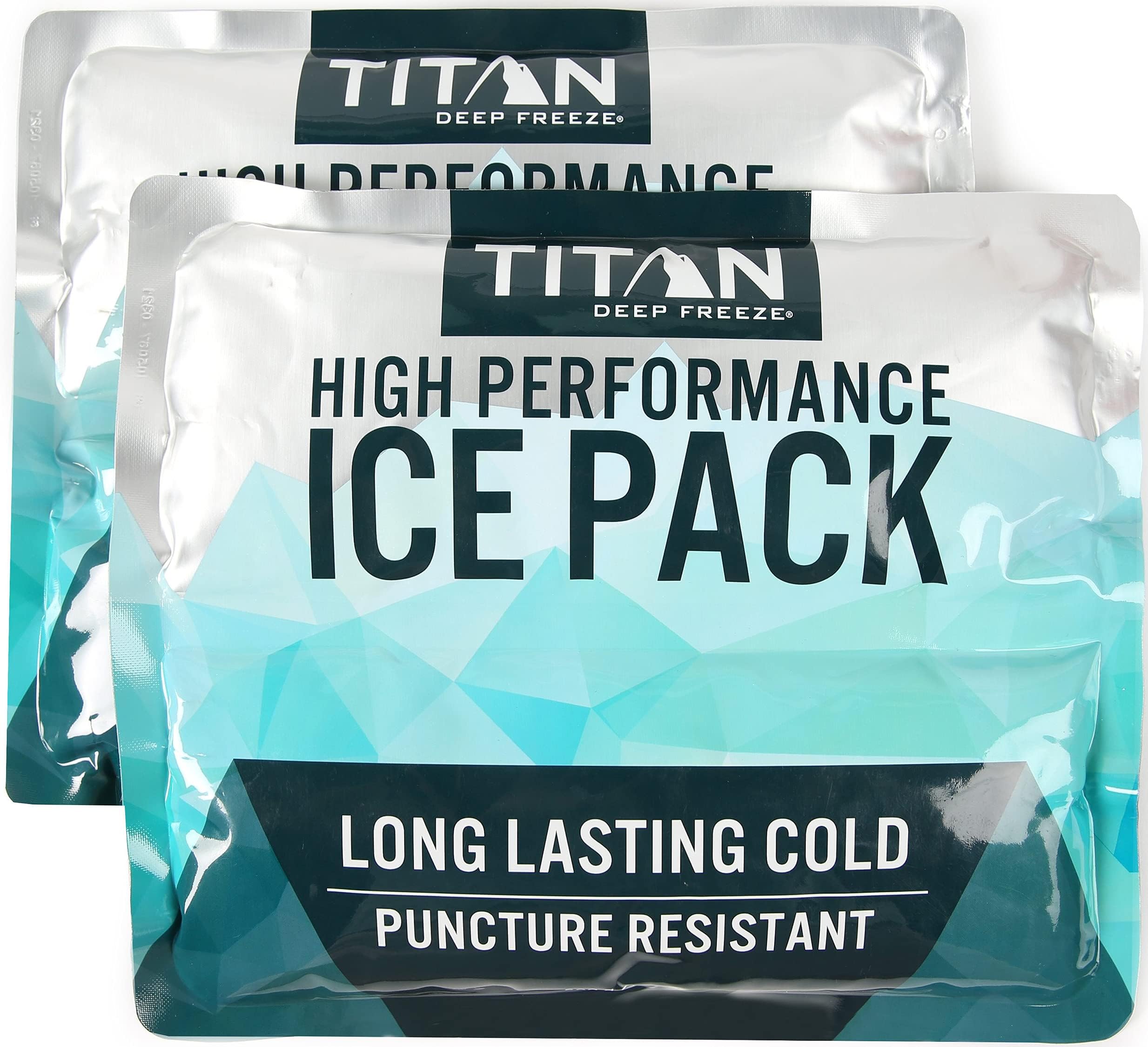 Amazon.com: Arctic Zone Titan Deep Freeze Ice Pack- (2 Pack) 600 Gram ...