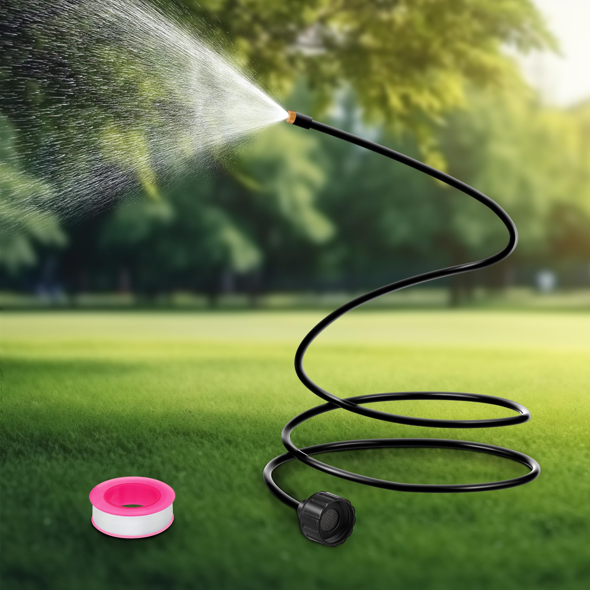 Snapklik.com : Dunkive Hose Misters For Outside Patio, 60 Inch Flexible ...