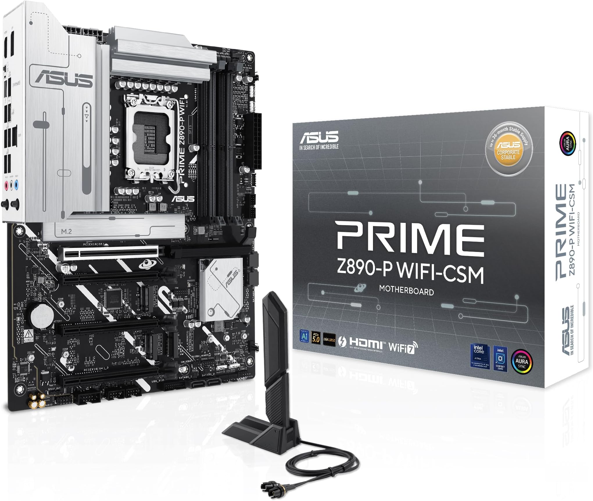 Amazon | ASUS PRIME Z890-P WIFI-CSM intel Core Ultra Processors (series ...