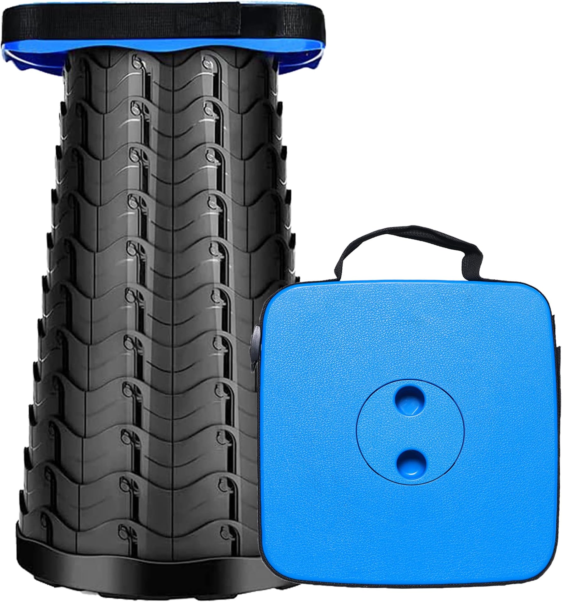 MKBK Telescopic Stool Folding Seat Camping Stool, Collapsible Stool Pop ...