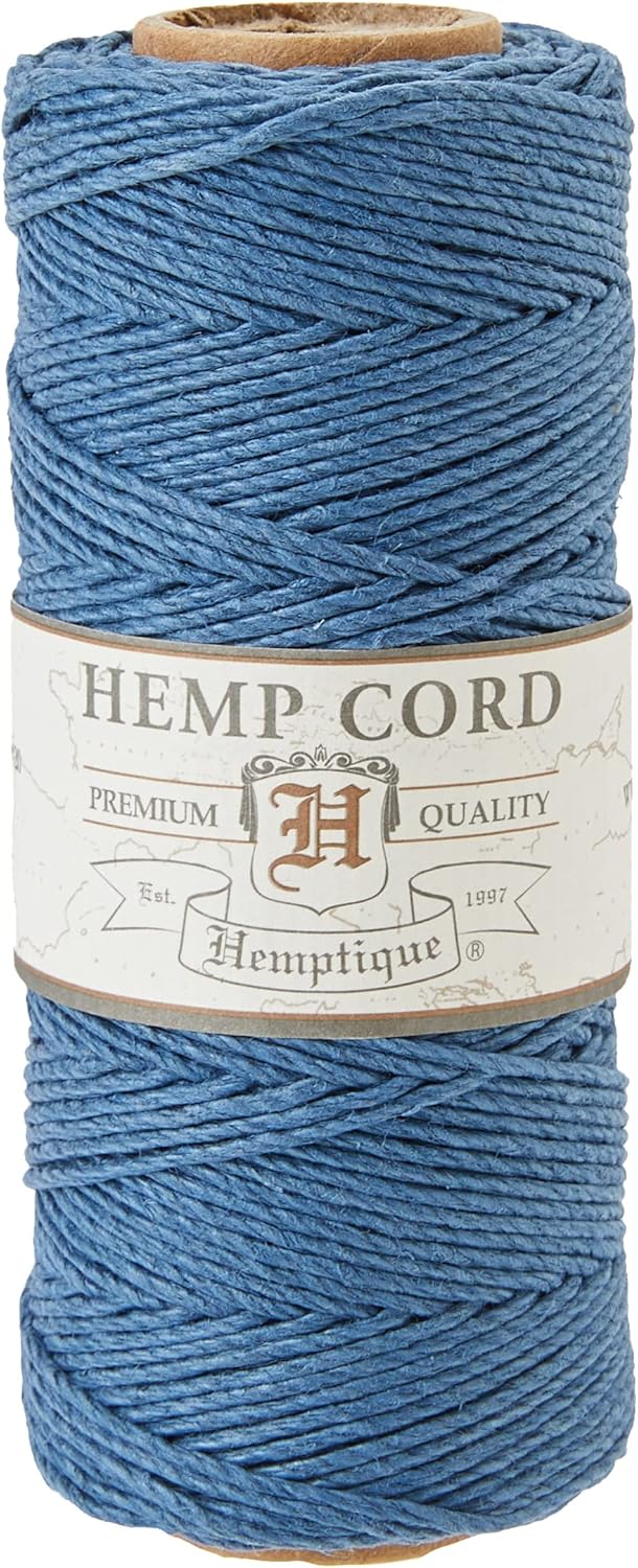 Amazon.com: Hemptique 100% Hemp Cord Spool - 62.5 Meter Hemp String ...