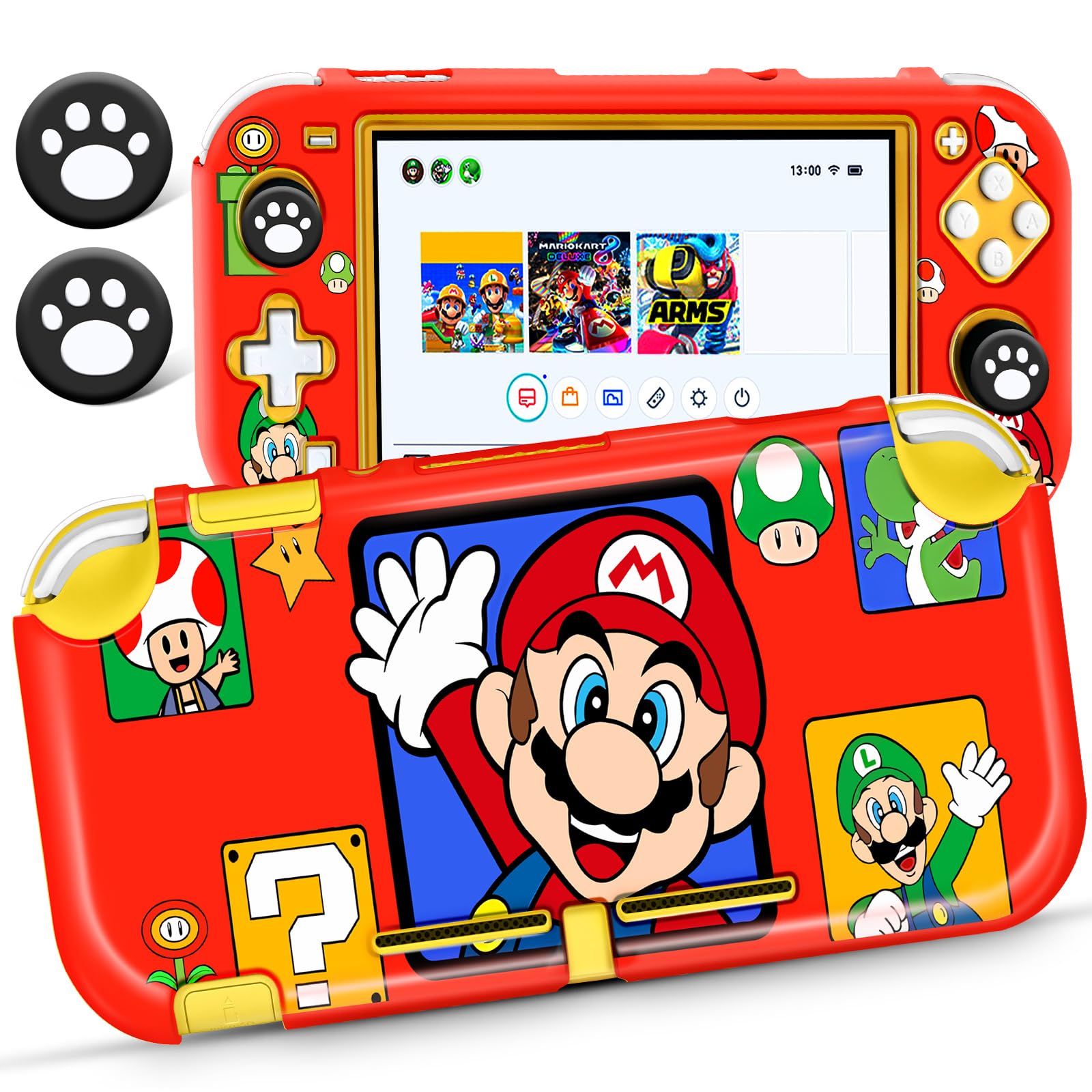 Amazon.com: Xinocy for Nintendo Switch Lite Case Cute Cartoon Anime ...