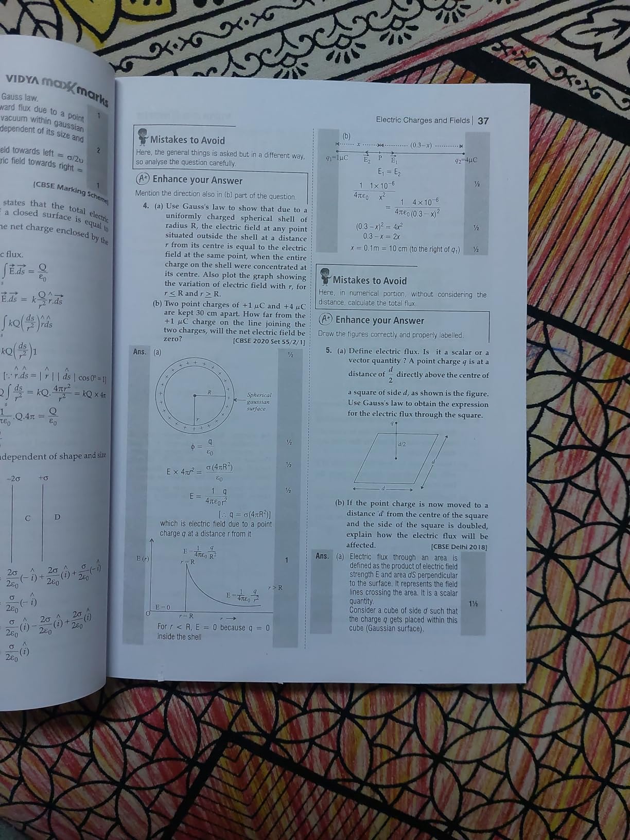 Maxx Marks CBSE Question Bank Class 12 - Physics for 2024-2025 Board ...