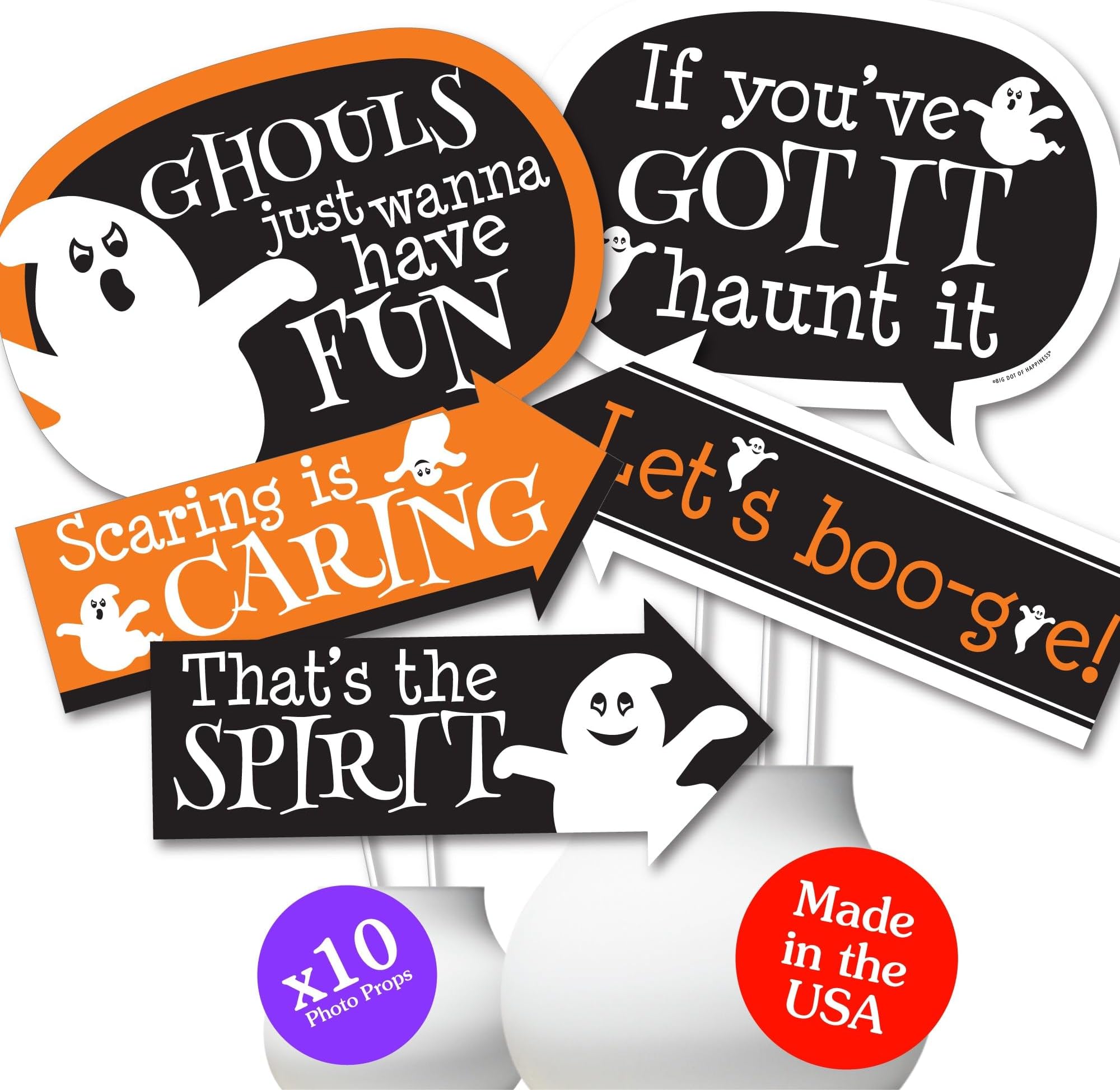 Amazon.com: Halloween Photo Booth Props 27 Pcs for Halloween ...