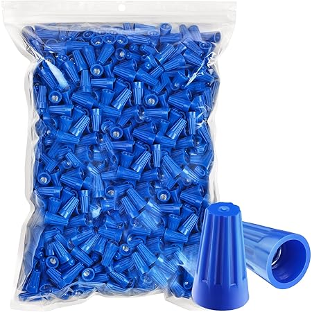 Amazon.com: Blue Electrical Wire Connectors UL- 1000 PACK : Industrial ...