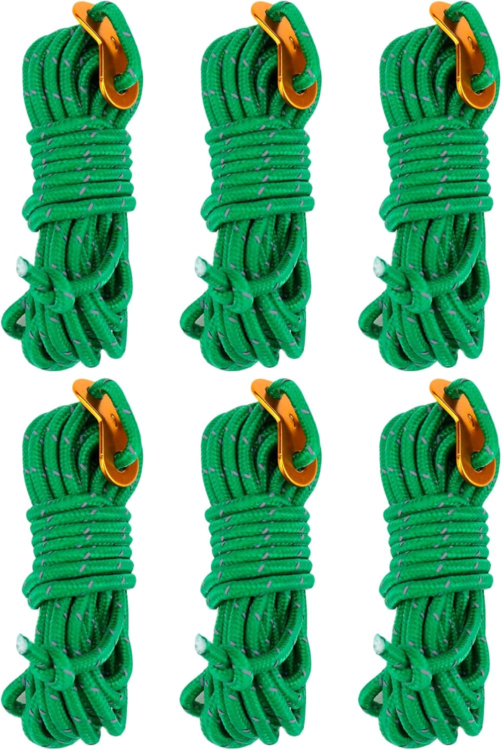 Amazon.com: LC LICTOP 4Meter Green Reflective Tent Guide Rope ...