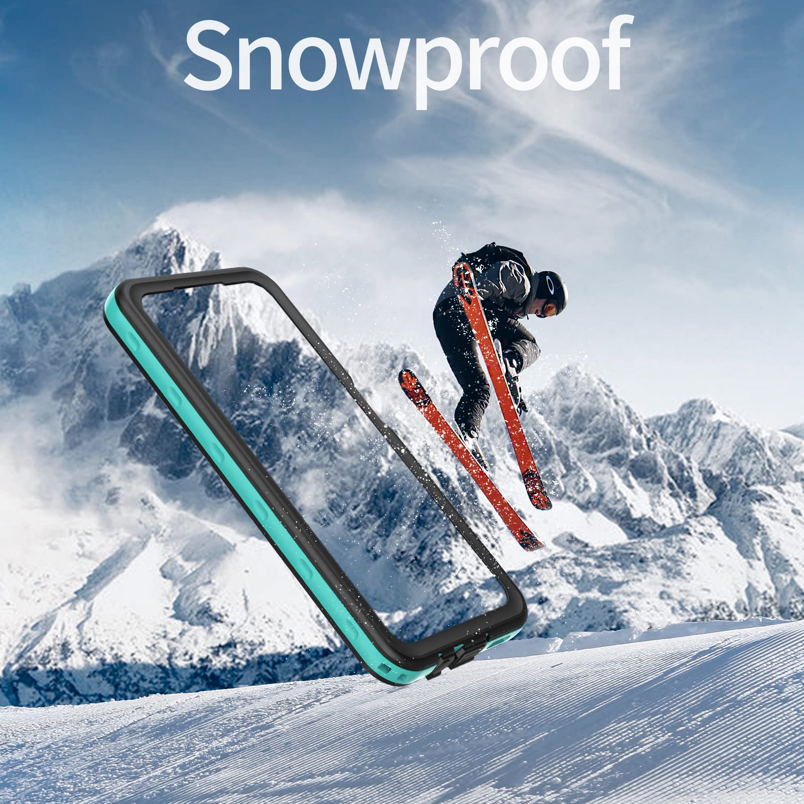 Samsung Galaxy A14 5G Waterproof Case, DOOGE [Support Fingerprint ID ...