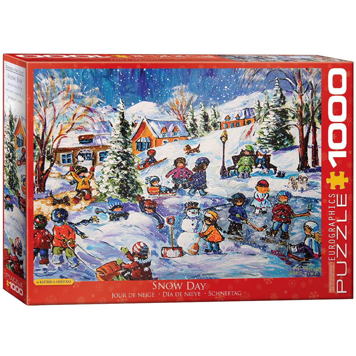 Eurographics 60005333 Snowy Day Puzzle, Various, 1000 : Amazon.co.uk ...