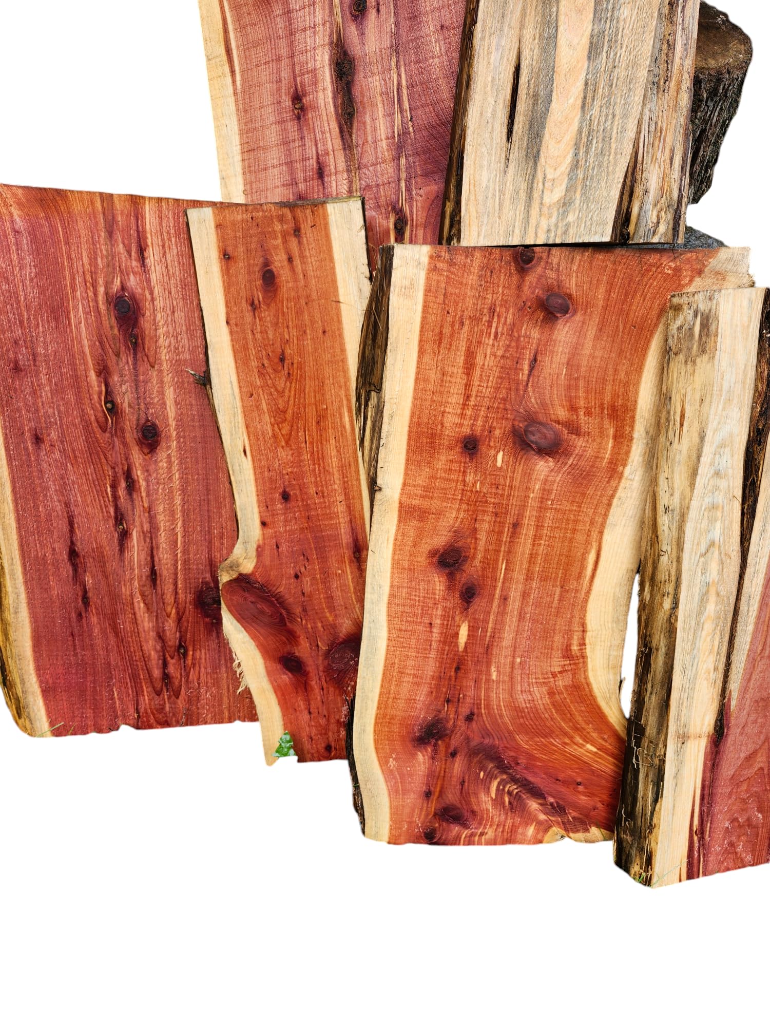 Amazon.com: Eastern Red Cedar Live Edge Slabs - Rough Sawn, Kiln Dried ...