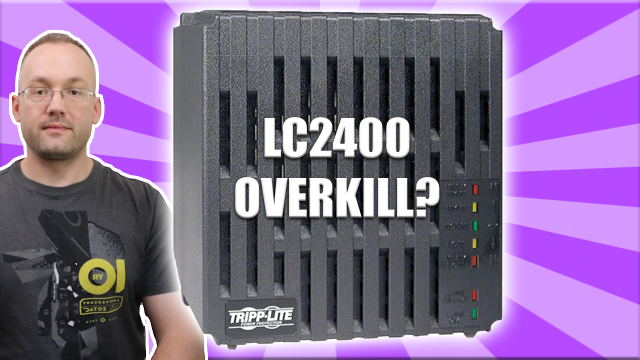 Watch Tripp Lite LC2400 Line Conditioner Unboxing & Review on Amazon Live