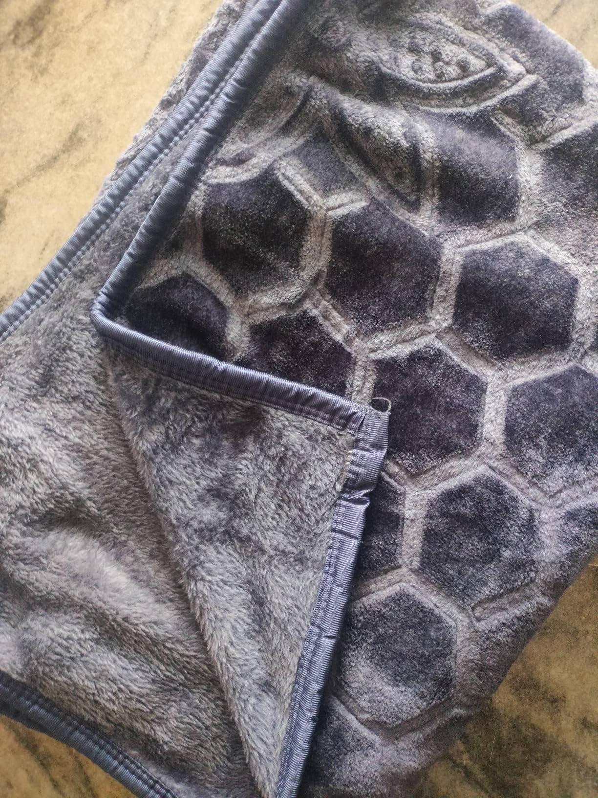 Buy ComfyCozi Mink Floral Embossed Super Soft Warm Blanket Double Bed ...
