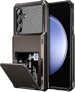 Amazon.com: Vofolen for Samsung Galaxy S23 FE Wallet Case with Card Holder, 4-Card Dual Layer ...