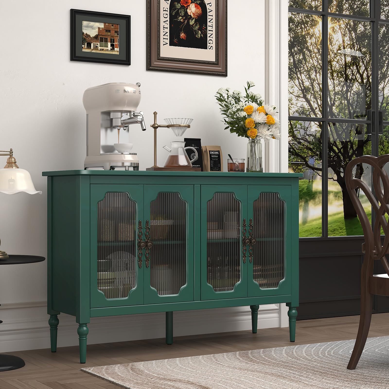 Traditional Sideboard Buffet Antique Georgian Style Traditional