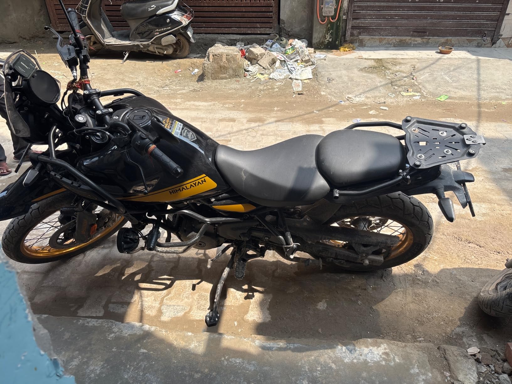 MIKANIX Premium Side Stand Extender Compatible with Royal Enfield ...