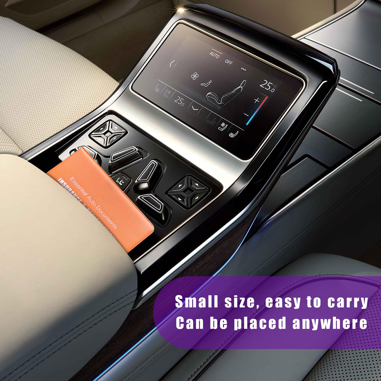 Snapklik.com : Suvnie 4 PCS Car Registration And Insurance Holder ...