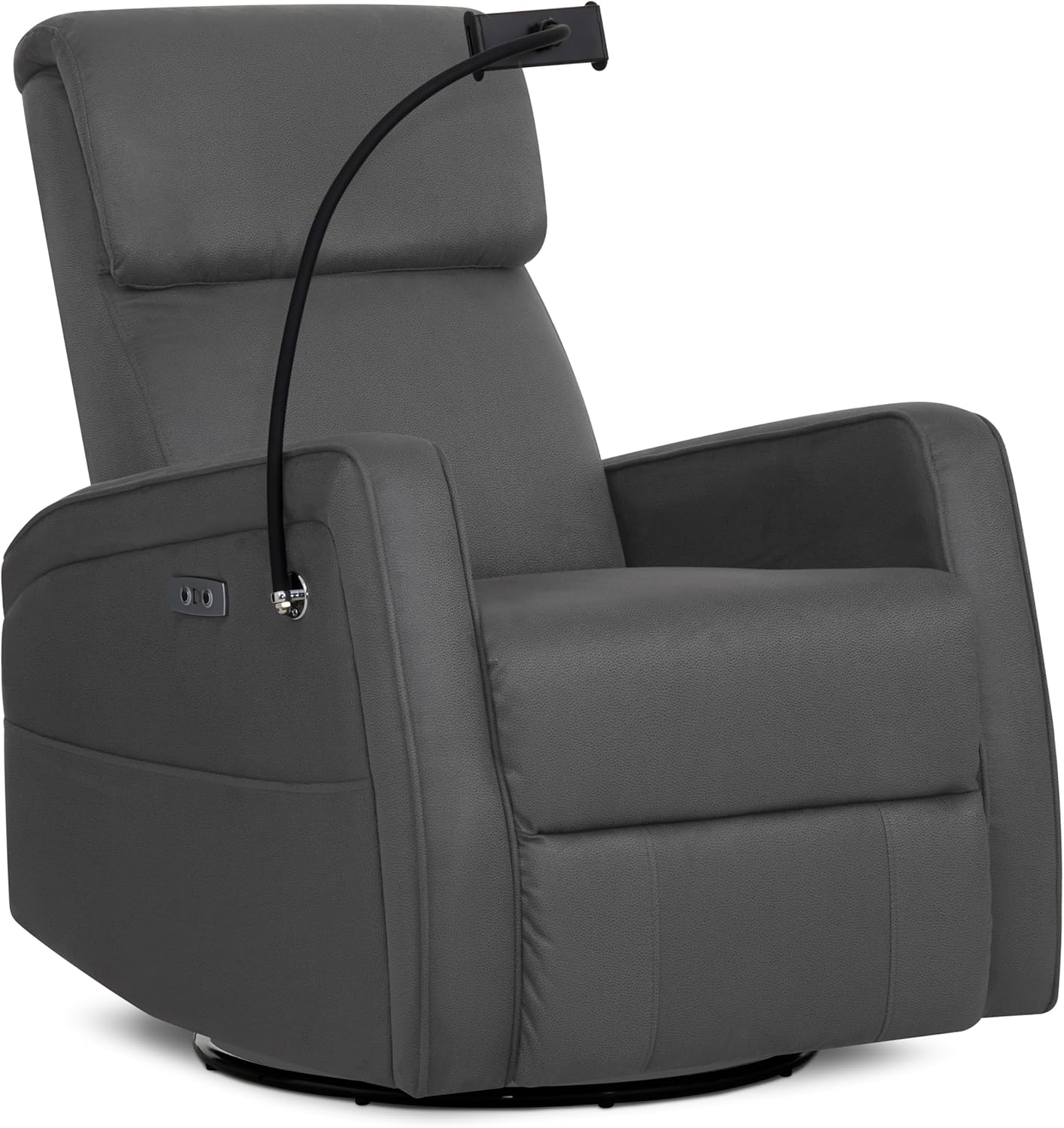 Amazon.com: Evolur Maverick Upholstered Power Glider Recliner with ...