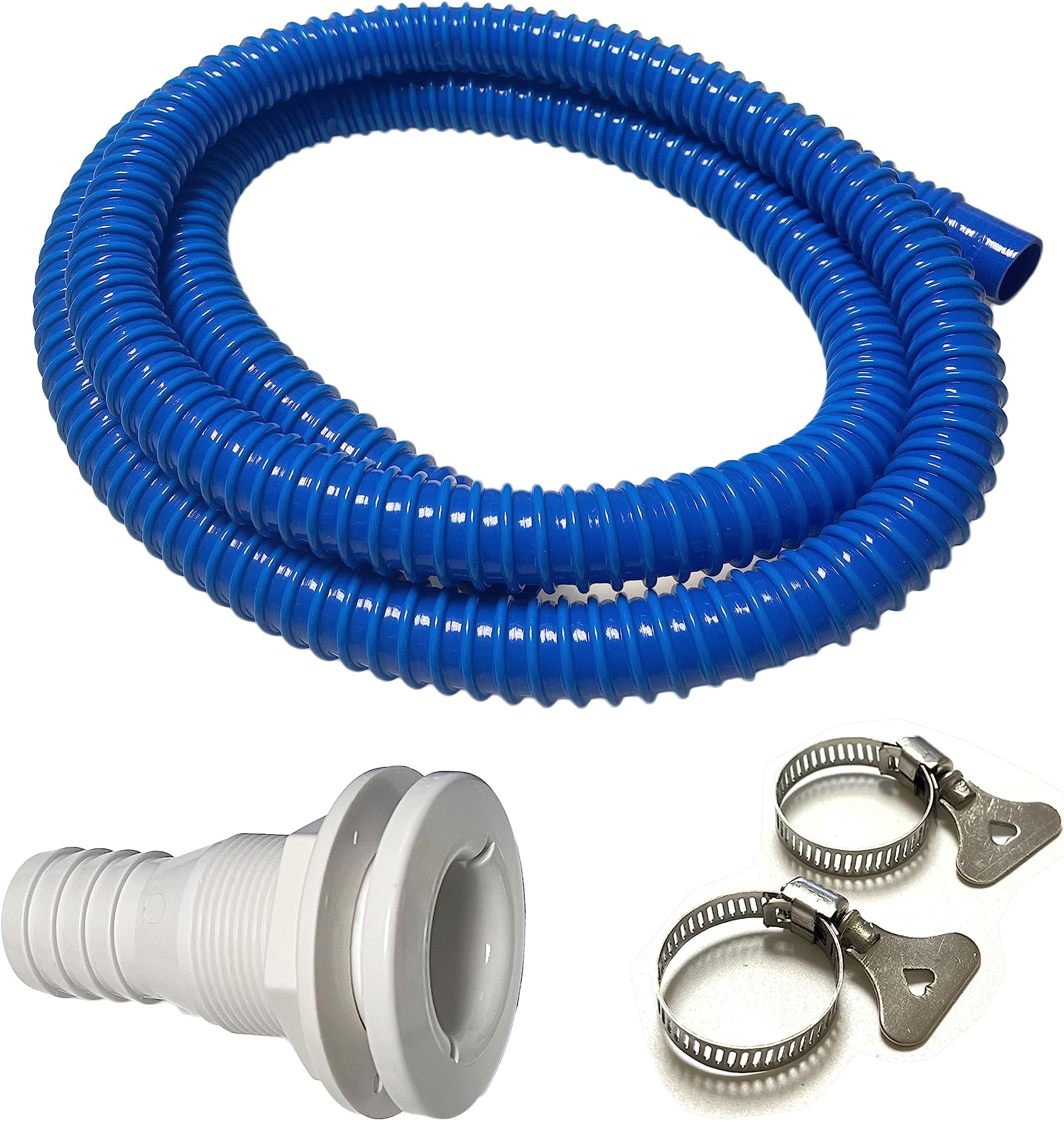 Amazon.com: 3/4 Bilge Pump Hose Kit, Includes 6.5 Ft Hose, Thru Hull ...