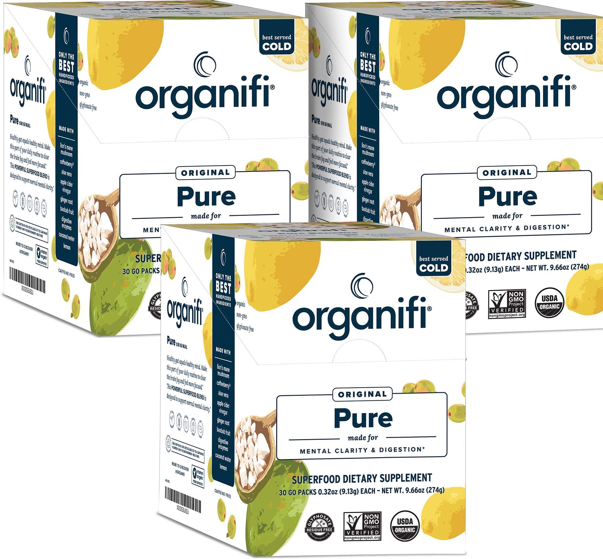 Amazon.com: Organifi Happy Drops - Daily Superfood Happy Gummies for ...