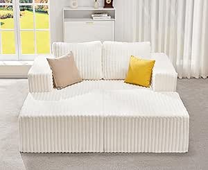 Amazon.com: Hobestluk Modular Sectional Sofa Memory Foam Couch Sofa Bed ...