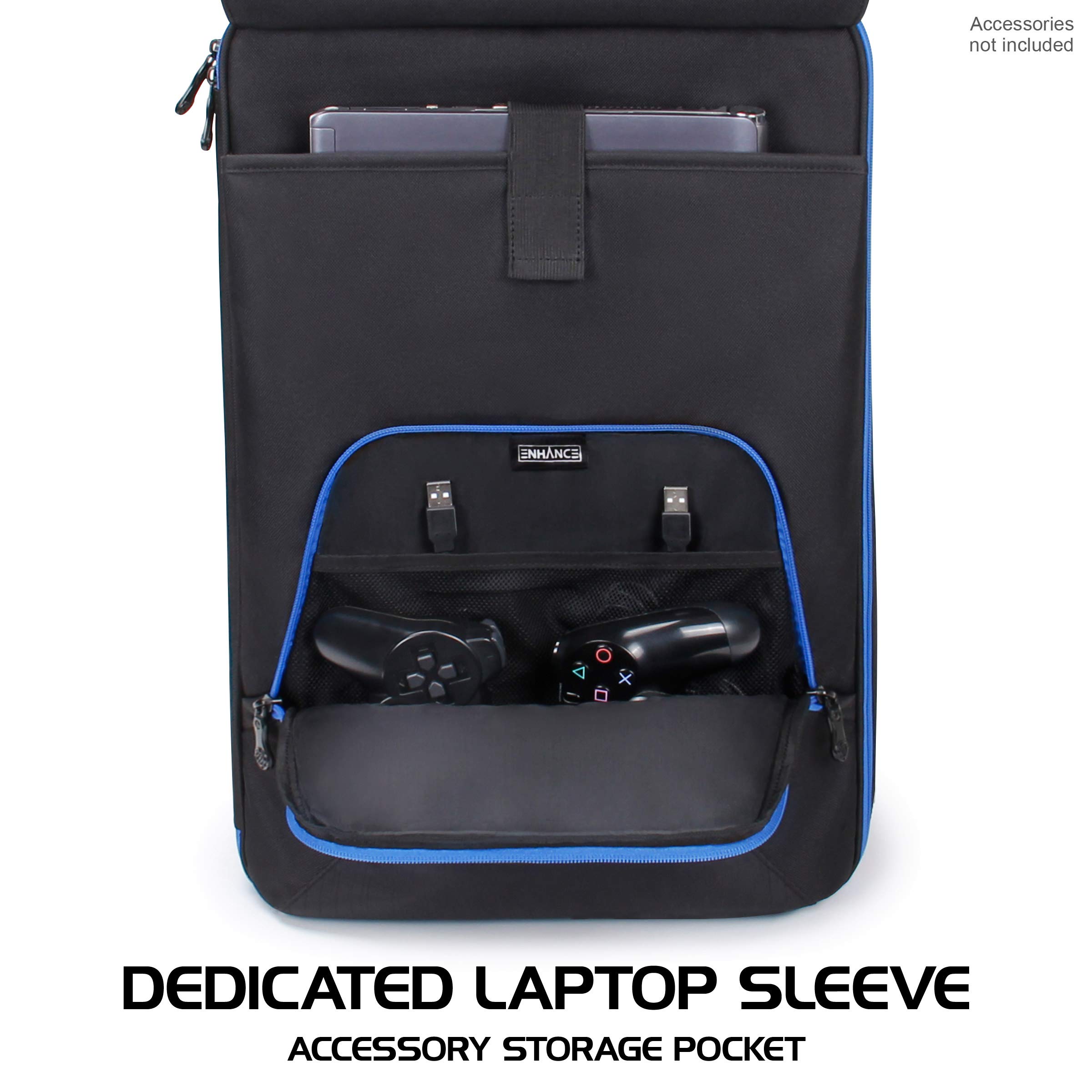 ENHANCE Arcade Fight Stick Backpack Travel Bag - Gaming Joystick ...