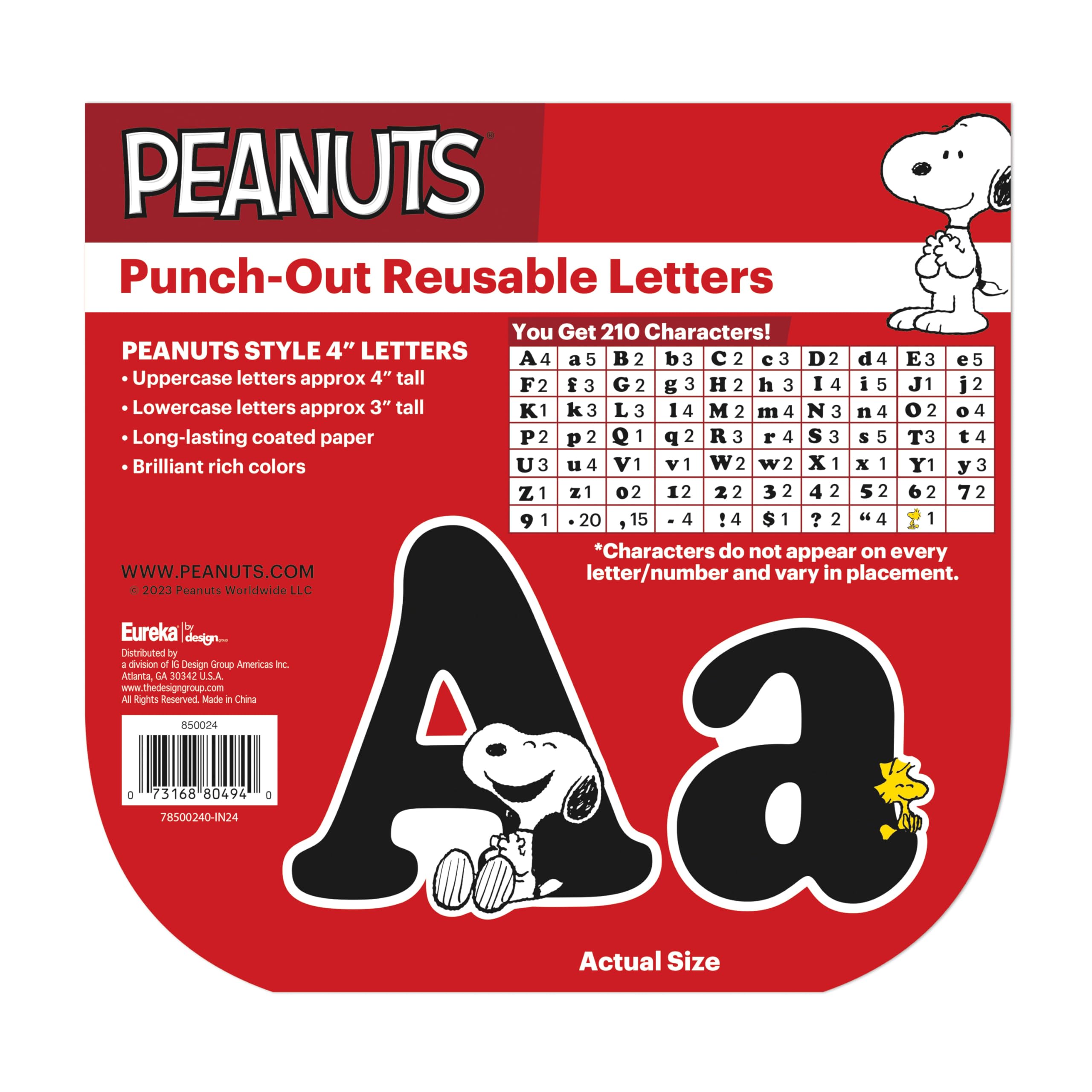 Snapklik.com : Peanuts Letter, Number, Punctuation Mark, And Symbol ...
