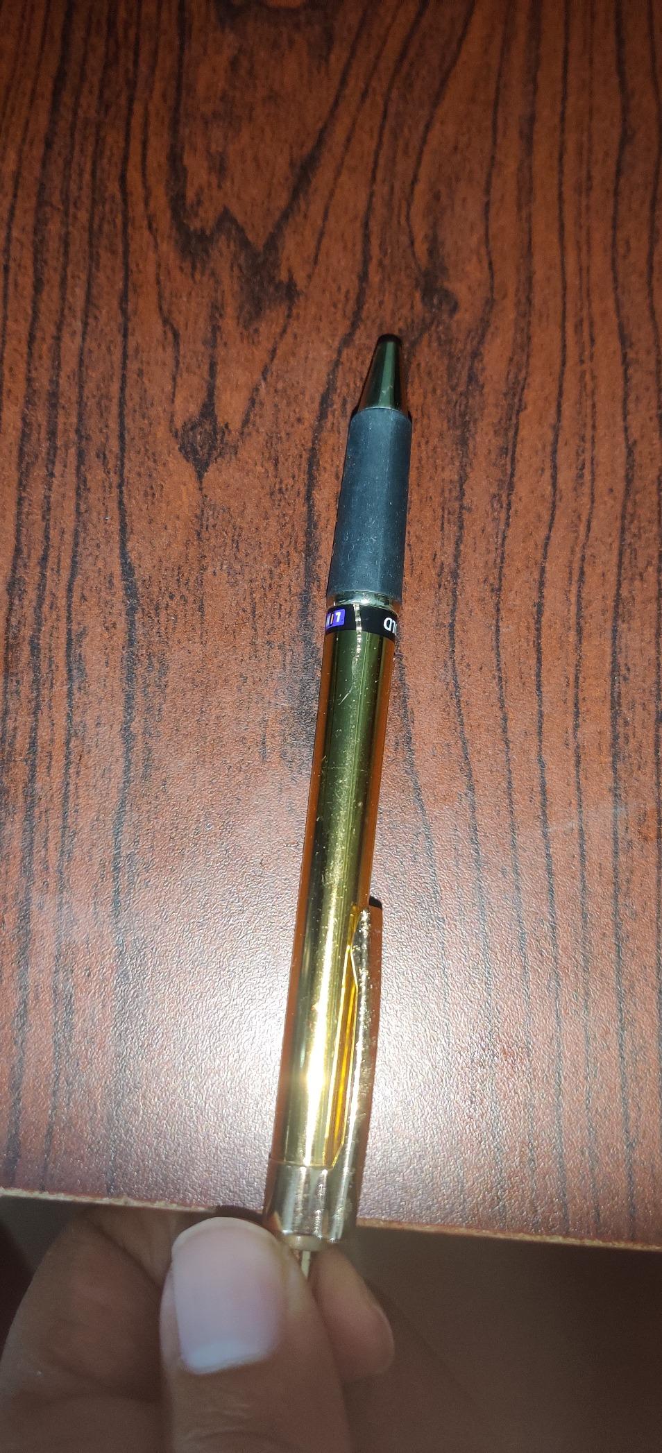 Linc Signetta Gold 0.7mm Ball Pen|Black |Pack of 5 : Amazon.in: Office ...