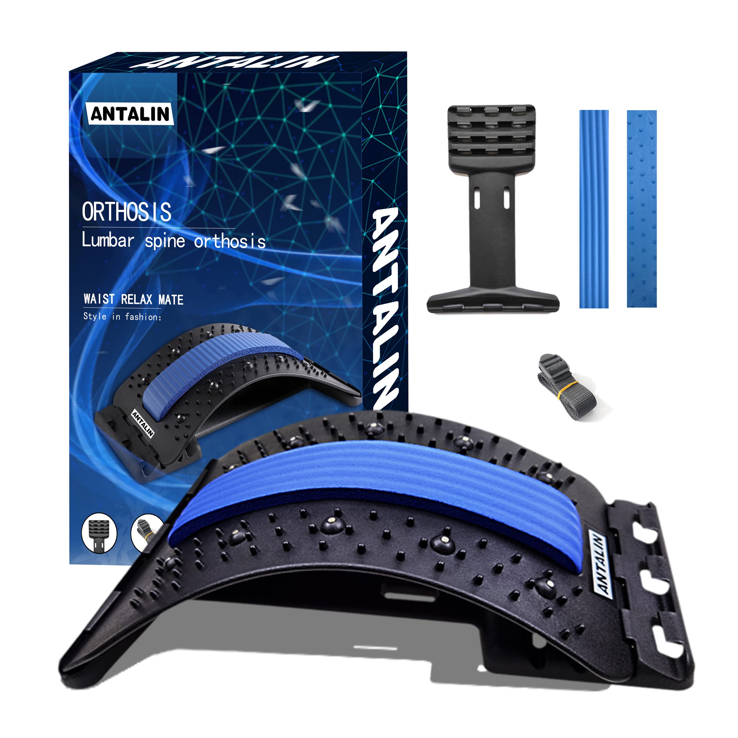 Buy New Back Stretcher, Magnetic Acupressure Point Back Pain Device ...